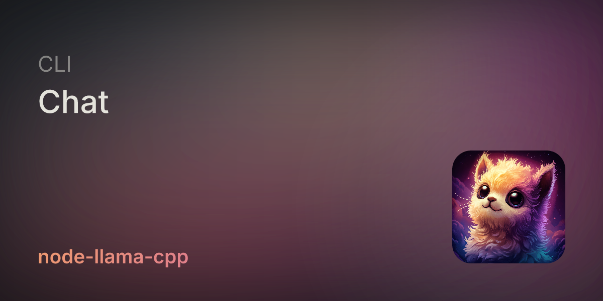 chat command | node-llama-cpp